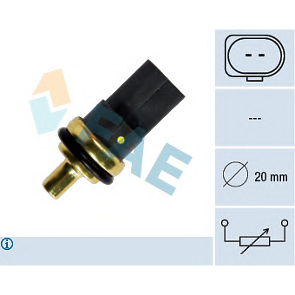 FAE 33784 (0135427817 / 06A919501 / 06A919501A) датчик температуры