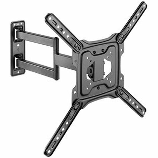 Кронштейн-крепление Sonnen для ТВ настенный, до 35 кг. VESA 75х75-400х400, 32"-55", черный, , 455946