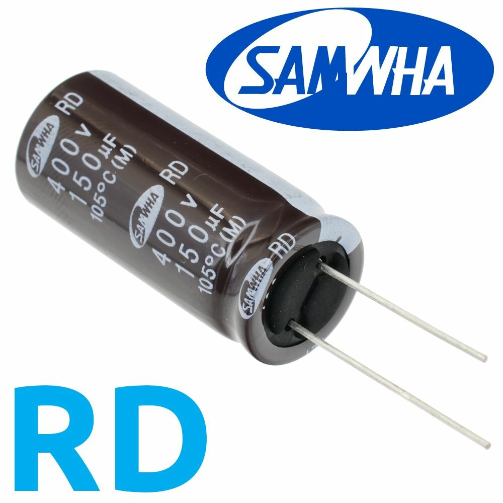 150мкФ 400В / RD / 18x40 / 105 С / конденсатор электролитический (1шт)