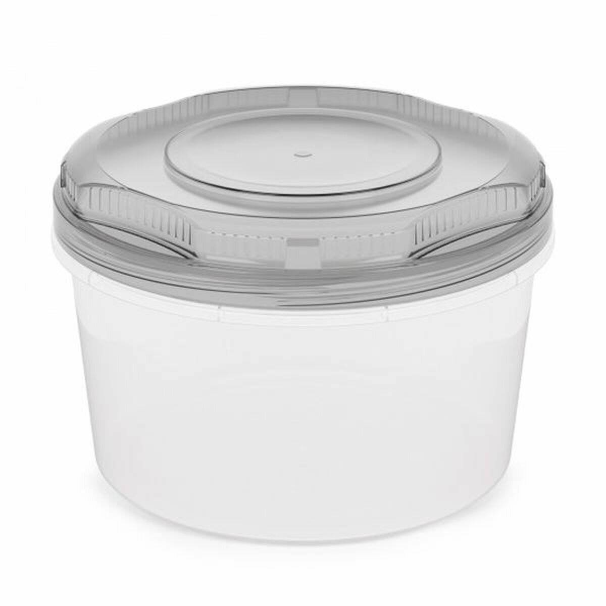 Емкость для СВЧ 1,5л (круглая) (цвет в ассортименте) (цена за 1шт.) Альтернатива М1166