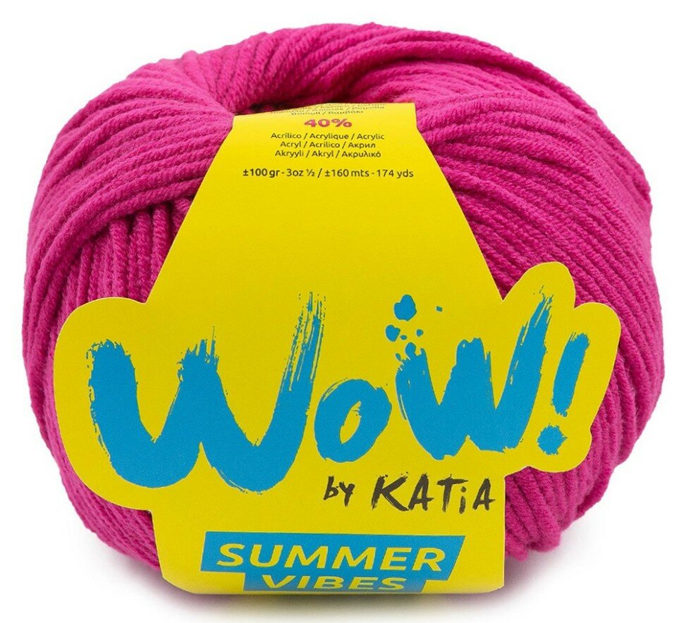 Пряжа #1334.97 Wow - Summer Vibes 100 г 160 м Katia