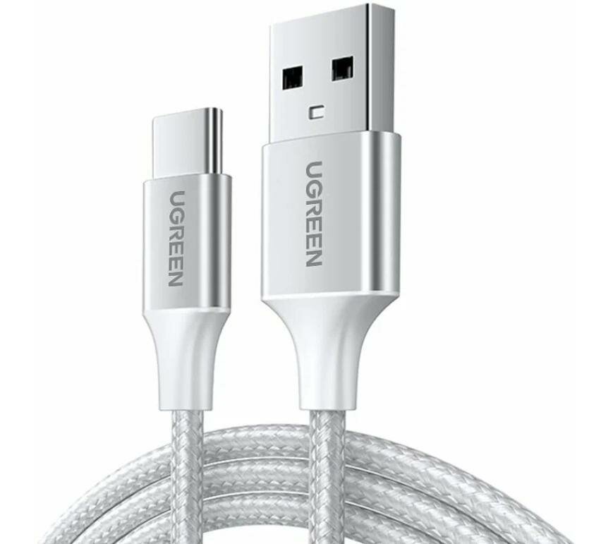 Кабель UGREEN US288 USB-A 2.0 to USB-C (60132) 1.5m Серебристый