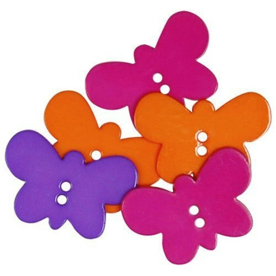 #550001173 Пуговицы "Бабочки" Blumenthal Lansing 5 шт