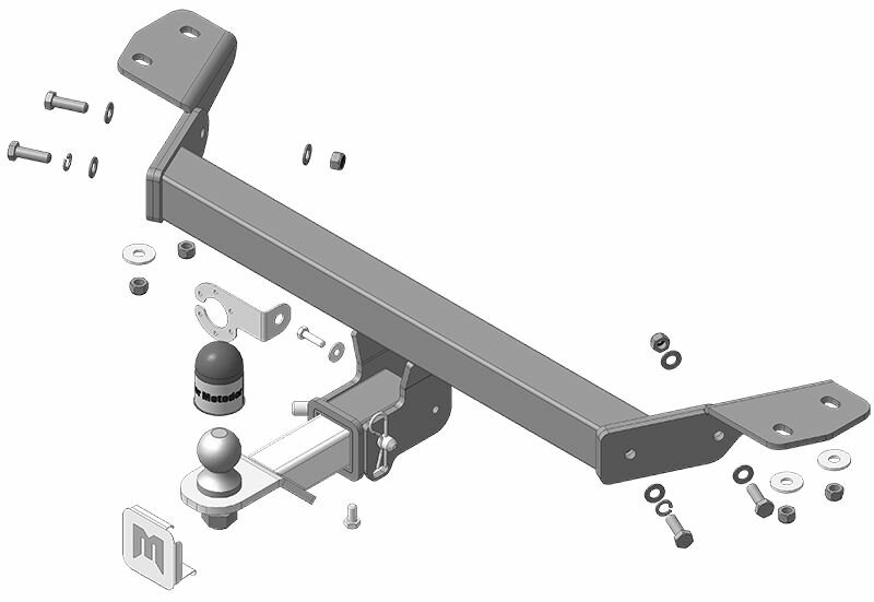 Фаркоп Motodor для Haval Dargo 2022-н. в (цинк. Шар) 93113-E