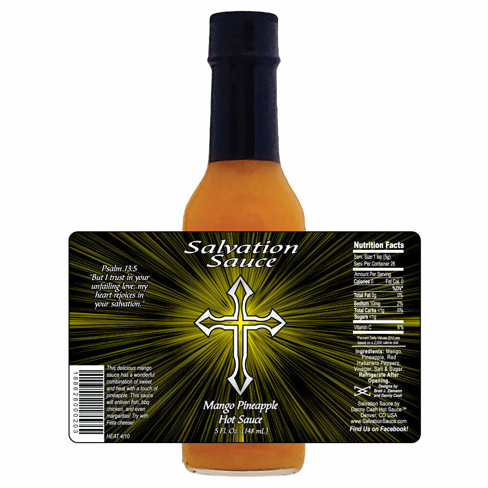 Острый соус Salvation Sauce Mango Pineapple hot sauce