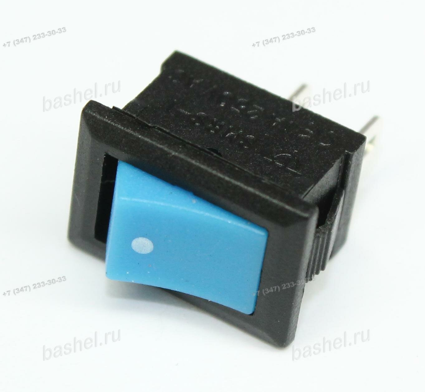 Выключатель SMRS-101-1 2PIN ON-OFF, чёрный/синий, DAYTON