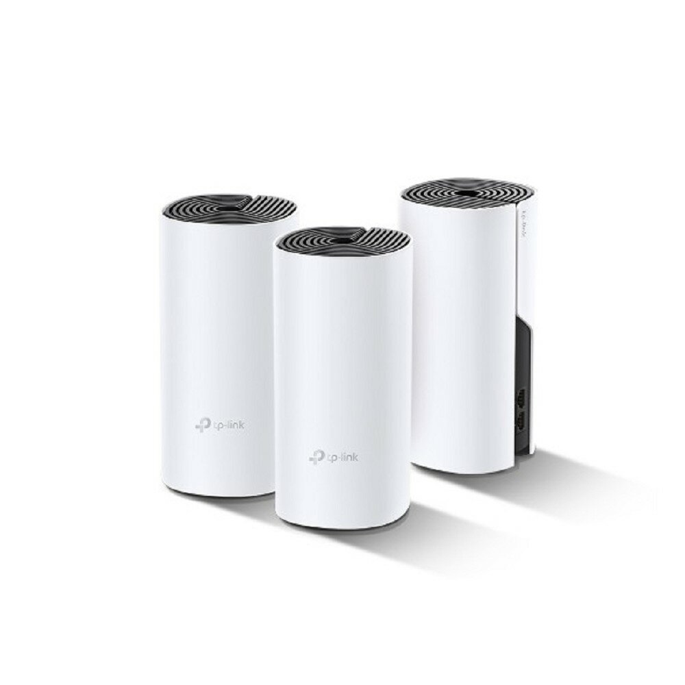 Mesh-Система TP-Link Deco P9(3-pack) гибридная, Wi-Fi AC1200 + Powerline AV1000, 2xRJ45 1Гбит/с, двухдиапазонная (комплект из 3шт)