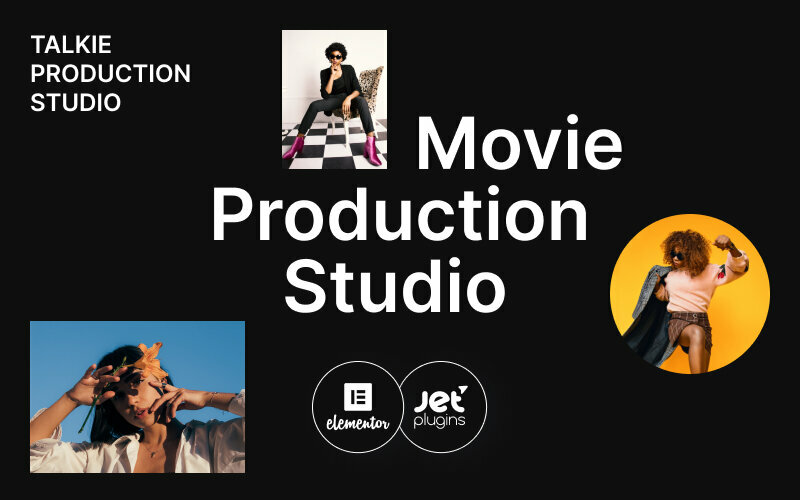Подарочный сертификат на Шаблон для сайта Вордпресс с демоконтентом Talkie Production Studio Movie Theme WordPress