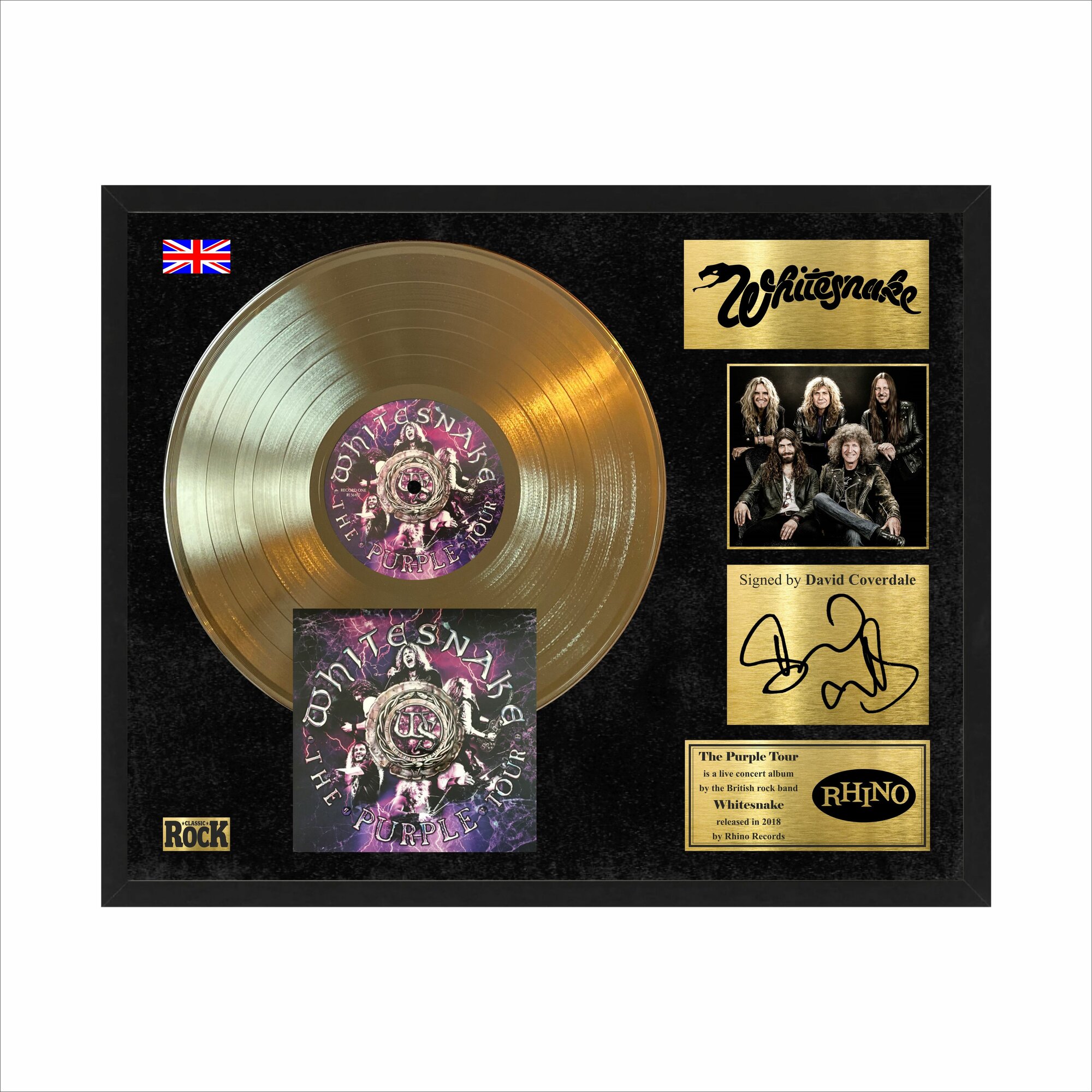 Whitesnake Картина с золотым диском