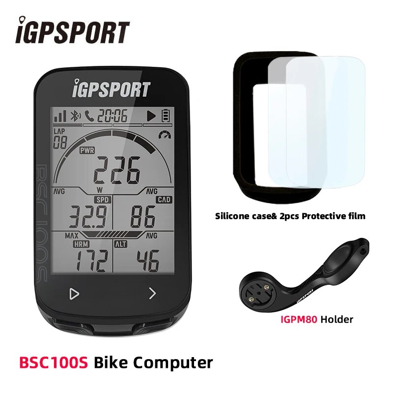 IGPSPORT BCS100S Велокомпьютер Черный, BSC100S M80