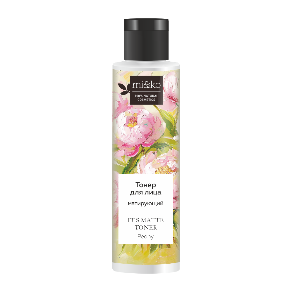 Mi&Ko Матирующий тонер для лица It`s matte toner "Peony", 100 мл