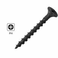 Саморезы, 3.5 x 35 мм, фосфатированный, для дерева и гипсокартона 100 штук
