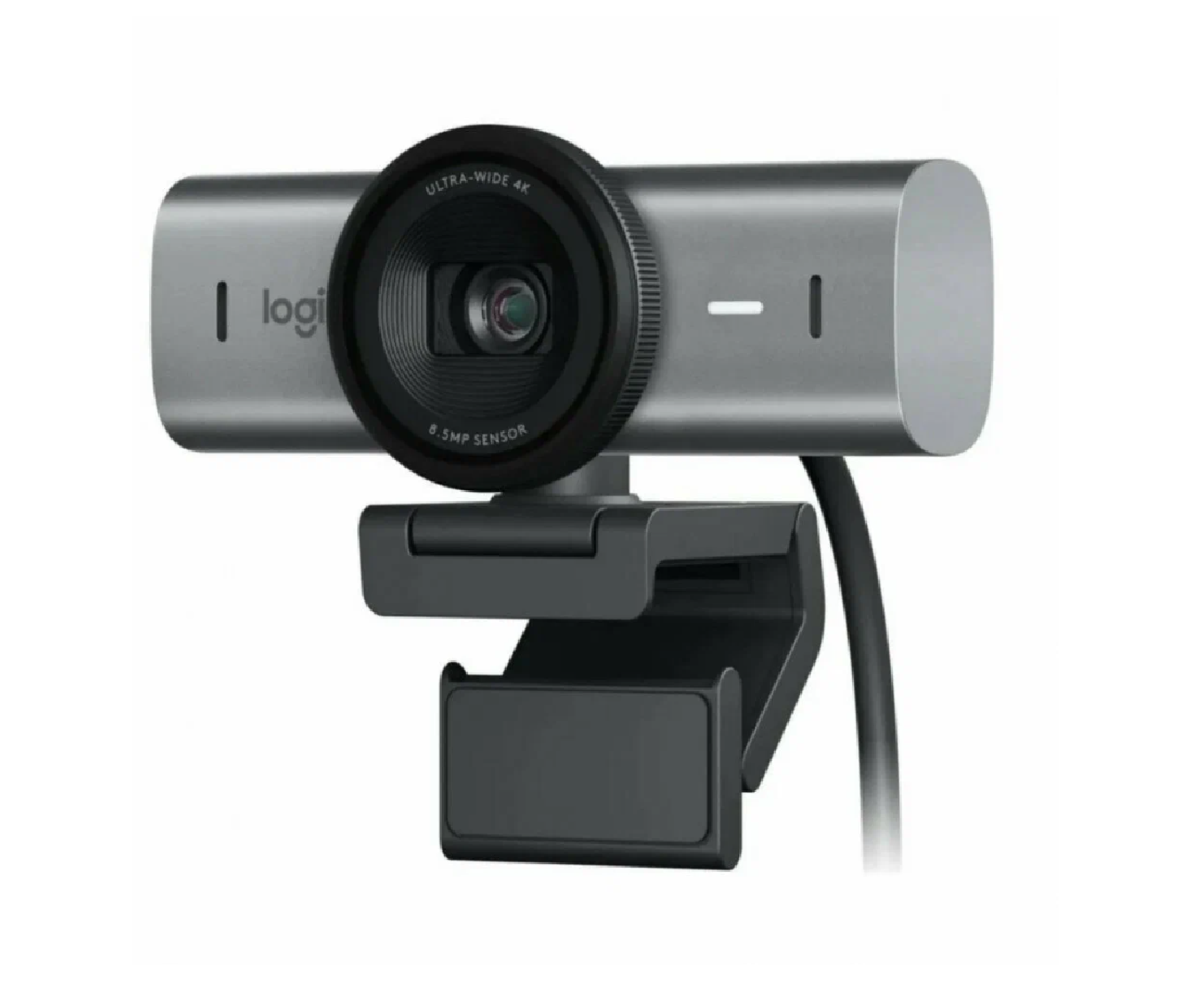 Веб-камера Logitech MX Brio Graphite, 4K, 8.5 Мп, микрофон, серая
