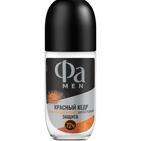 Дезодорант-антиперспирант Фа Men Красный кедр роликовый, 50мл
