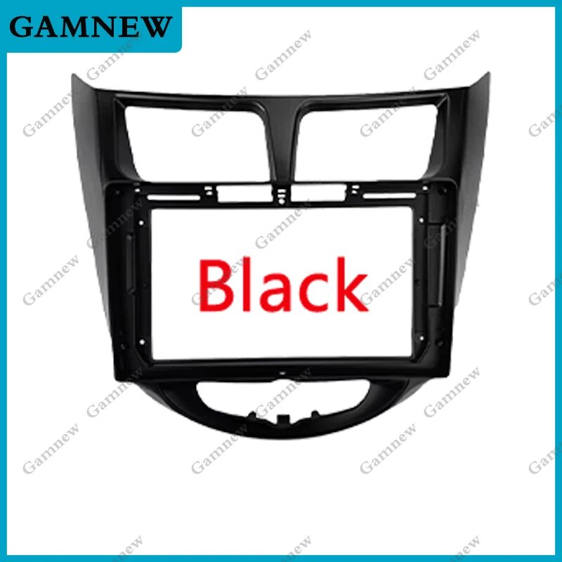 Автомобильный 9-дюймовый радиоприемник для Hyundai I-25/ Accent/ Solaris/Verna black frame