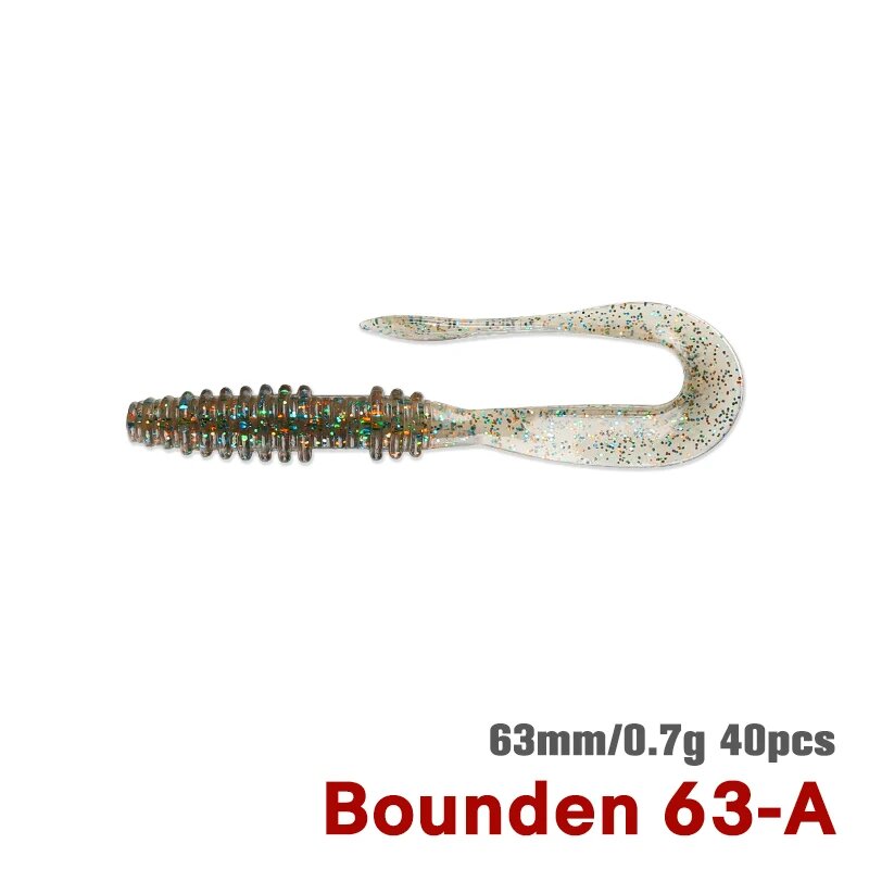 Приманка Bounden 63-A, 63мм/0.7g, 40шт, Цвет: BOUNDEN-A