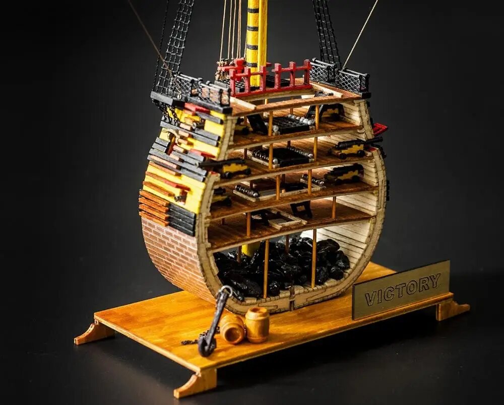 Набор модели корабля HMS Victory 1/200 NIDALE деревянный