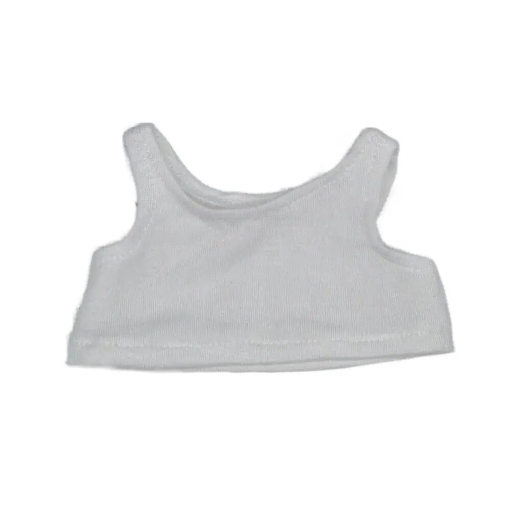 Кукольная футболка для куклы Idol 10/15/20 см Белый, white-for 15cm Doll