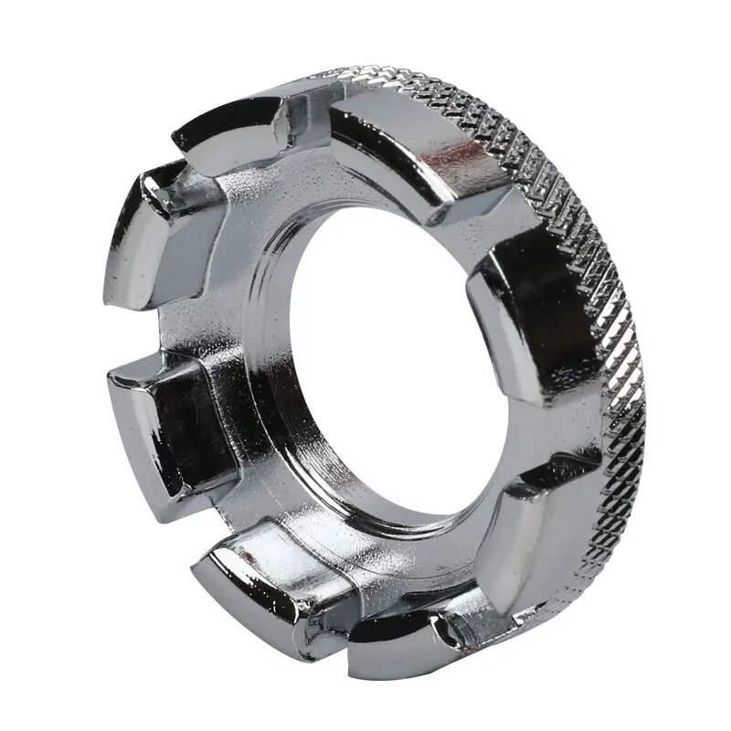 Велосипедный ключ для спиц 8-гранный Серебряный, белый