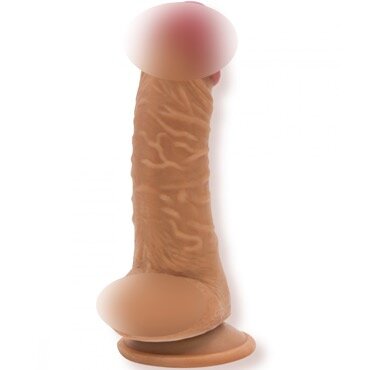 57352 Lola Games Nudes Seductive, загорелый. Фалоимитатор с мошонкой на присоске