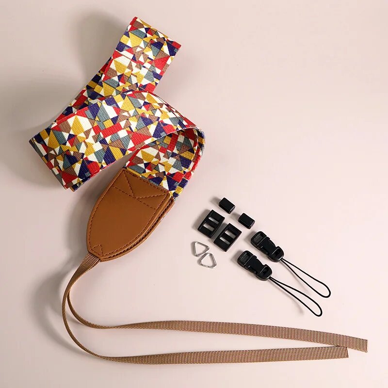 Ремень для фотоаппарата NiYi винтажный для Sony Fuji Canon Nikon PK Style 9