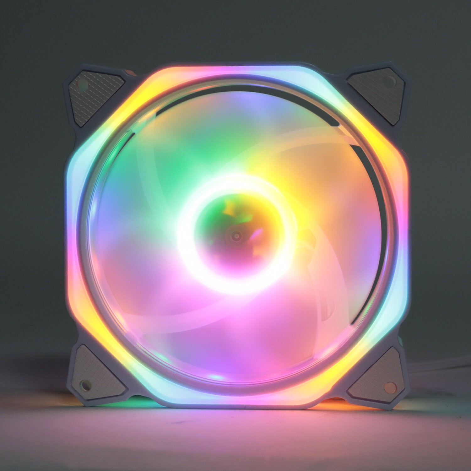 Вентилятор TESLA RGB120 RW 120 мм 3-pin+4-pin Molex, 1шт (TSL-120-RW)