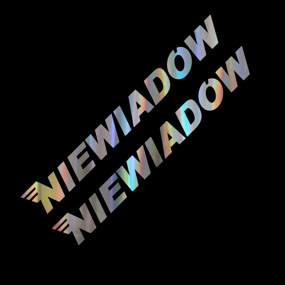 2pcs for niewiadow 48cm x 5.7cm Decal Sticker Motorhome Camper Campervan Caravan