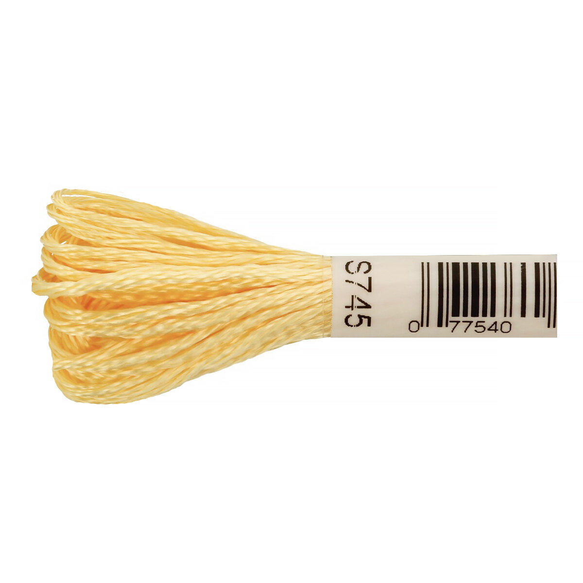 Мулине "DMC" Сатин 100% 100% вискоза 8 м №S0745 желтый