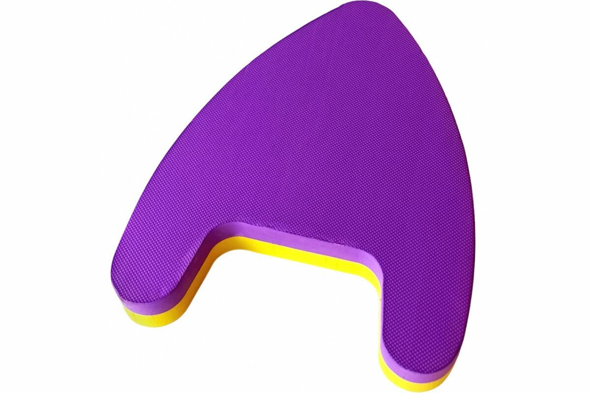Доска для плавания Hawk E39335, 2-х цветная с ручками, фиолетово/желтая