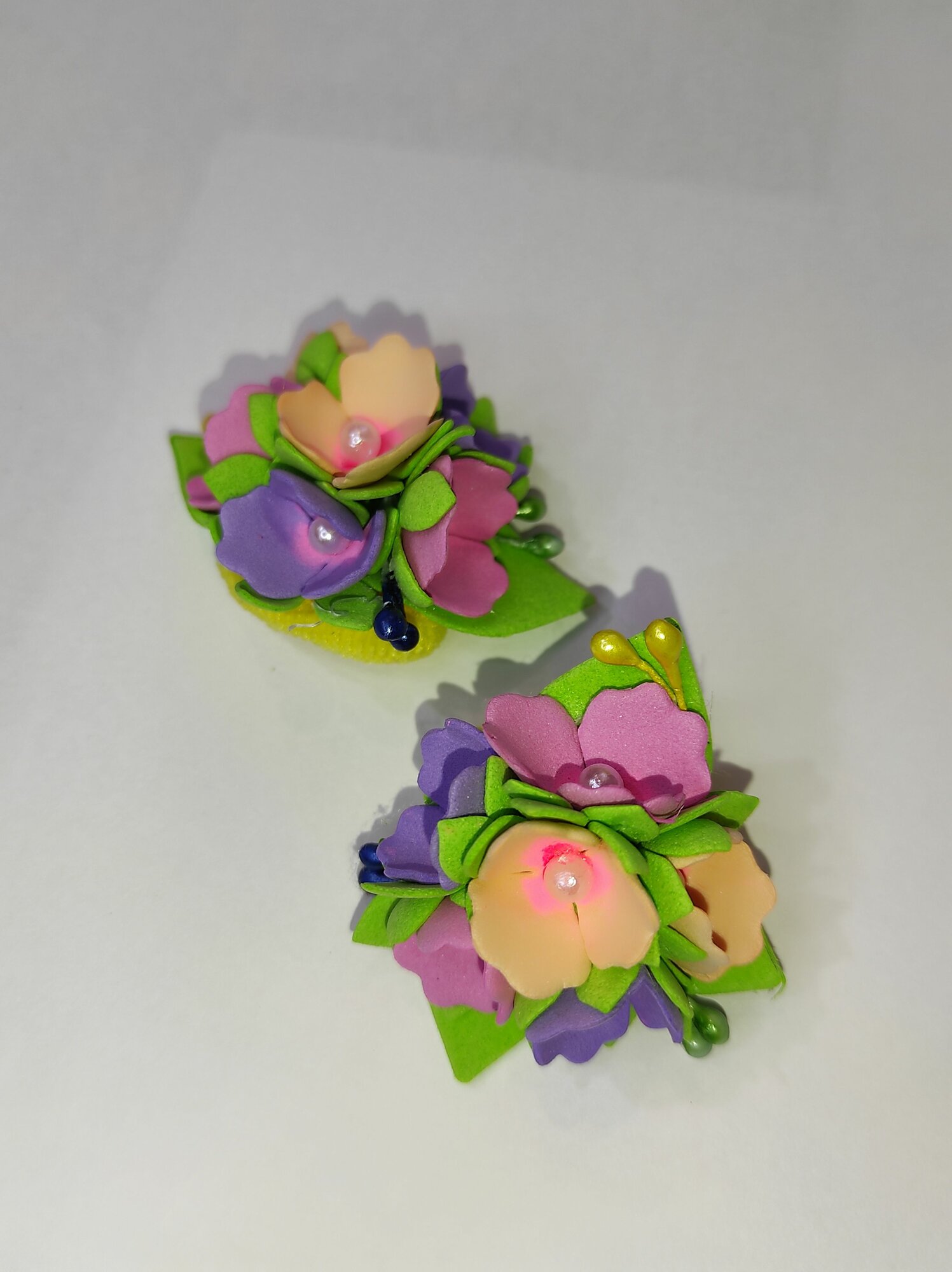 Бантики для волос на резинке