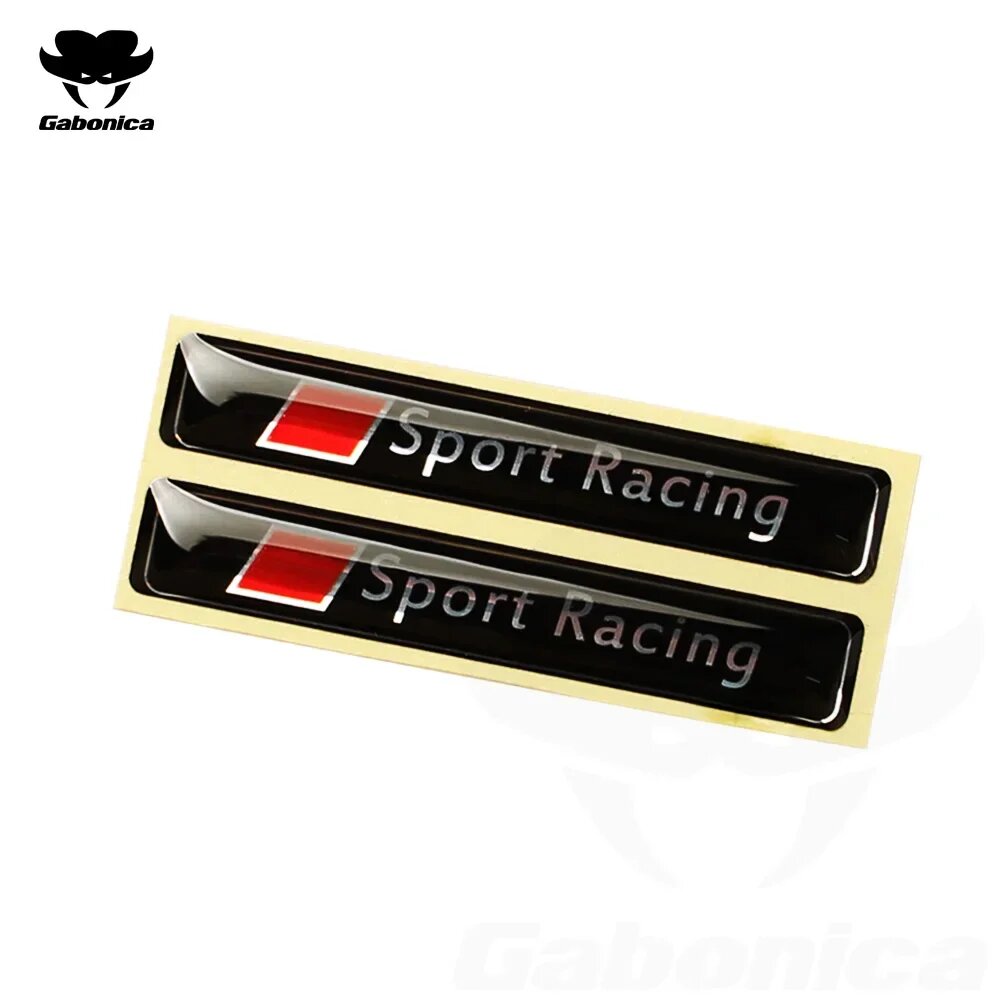 Автомобильная 3D наклейка с логотипом из смолы, Спортивная эмблема, значок, дверная наклейка для VW Volkswagen SCIROCCO 4MOTION GTI R revo Tiguan MK2 4x4, автомобильный Стайлинг 2Pcs For Sport