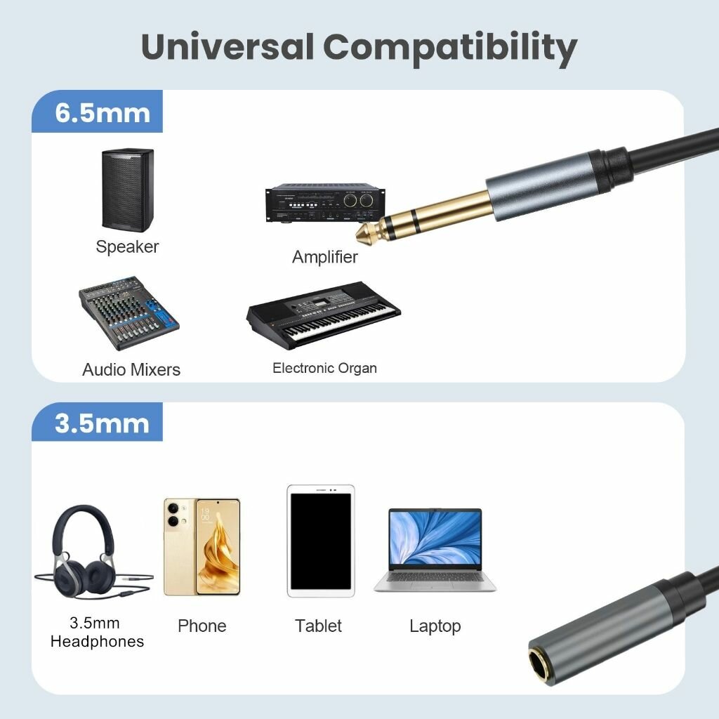 (1 статья) 6.35 мужской к 3.5 женский одно- и двухканальный аудио кабель подключения-1,8 м - двойной канал