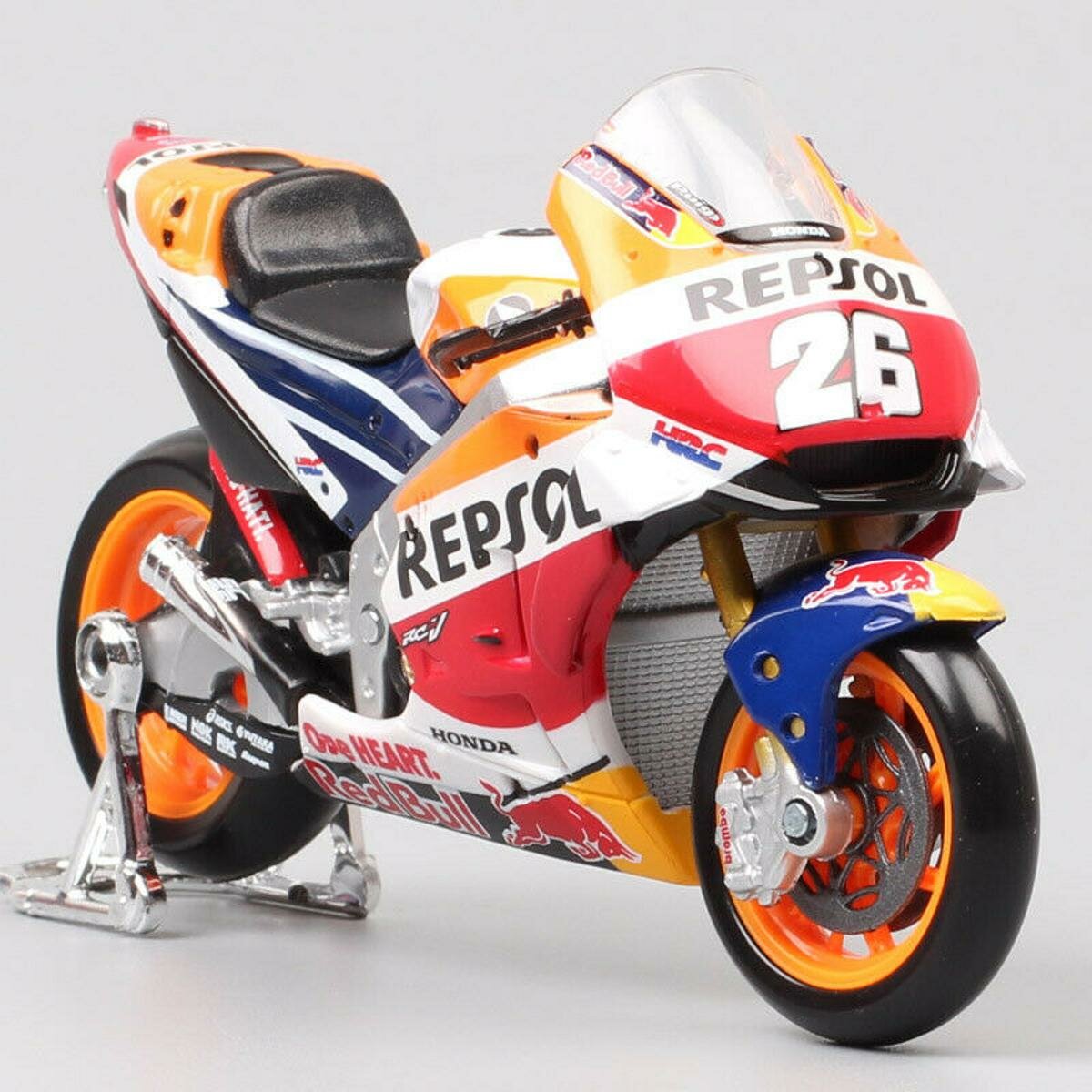 Maisto 1:18 MOTOGP 2018 HONDA RC213V Repsol Team #26 Dani Pedrosa Модель мотоцикла и велосипеда