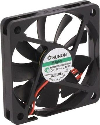 Вентилятор осевой SUNON MF60101V2-1000U-A99 Вентилятор осевой 12В DC 60x60x10мм подшипник Vapo 24,17куб. м/ч 25дБА 1шт
