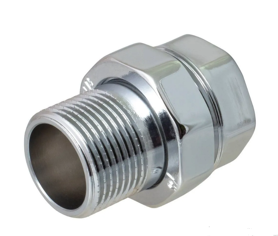 Сгон прямой (американка) 3/4" ВН General Fittings (хром) 2700I2B050500A