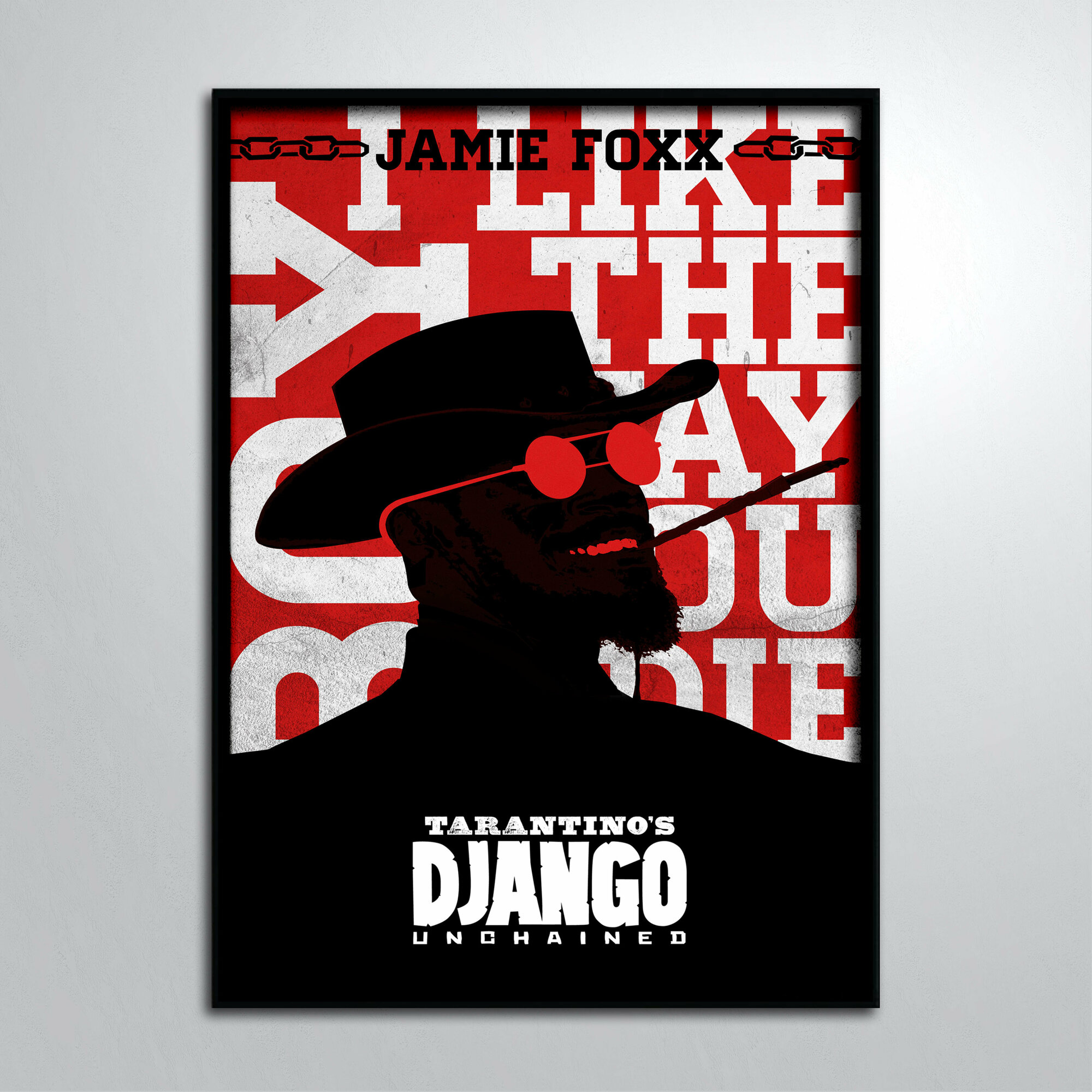 Постер без рамы/ Джанго Освобожденный Арт Джейми Фокс