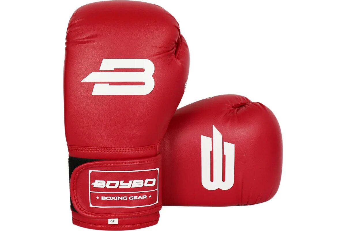 Boybo basic BBG100 боксерские перчатки красные удобство плотная посадка и защита рук