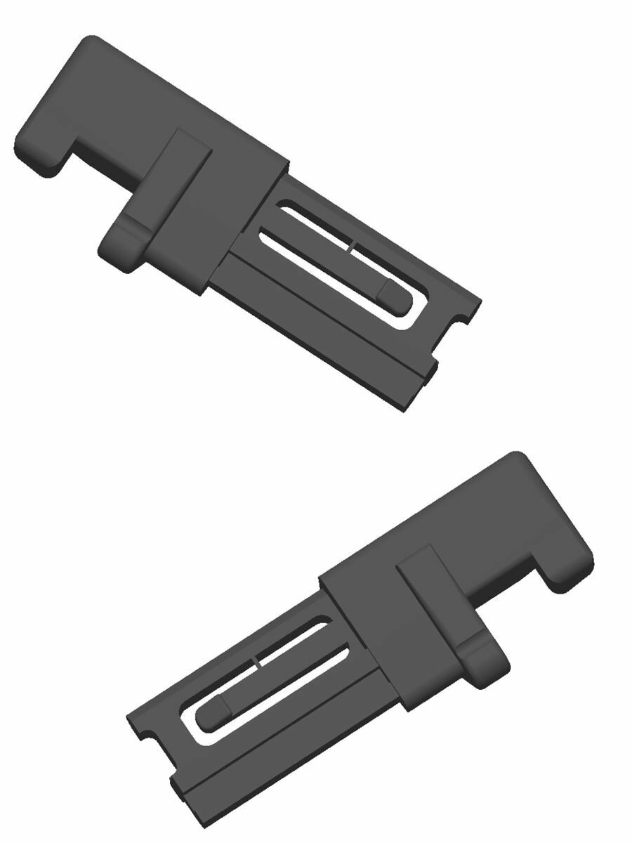 Крепления держатели шторки багажника для Hyundai IX35, 2 шт, левая-правая.