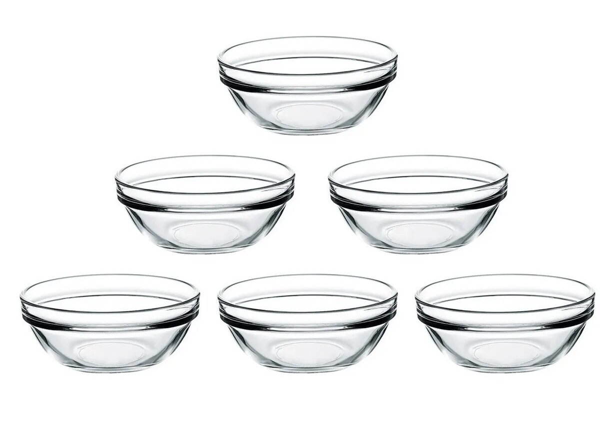 Набор салатников/соусников Pasabahce Chef's, стекло, 6 шт, 35мл