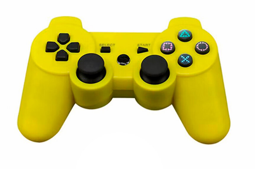 Джойстик PS 3 Controller Wireless Dual Shock Yellow (желтый)