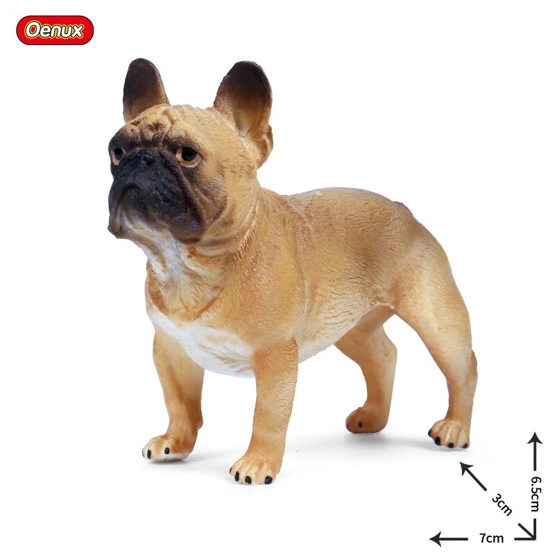 Фигурка французского бульдога Oenux, без коробки
