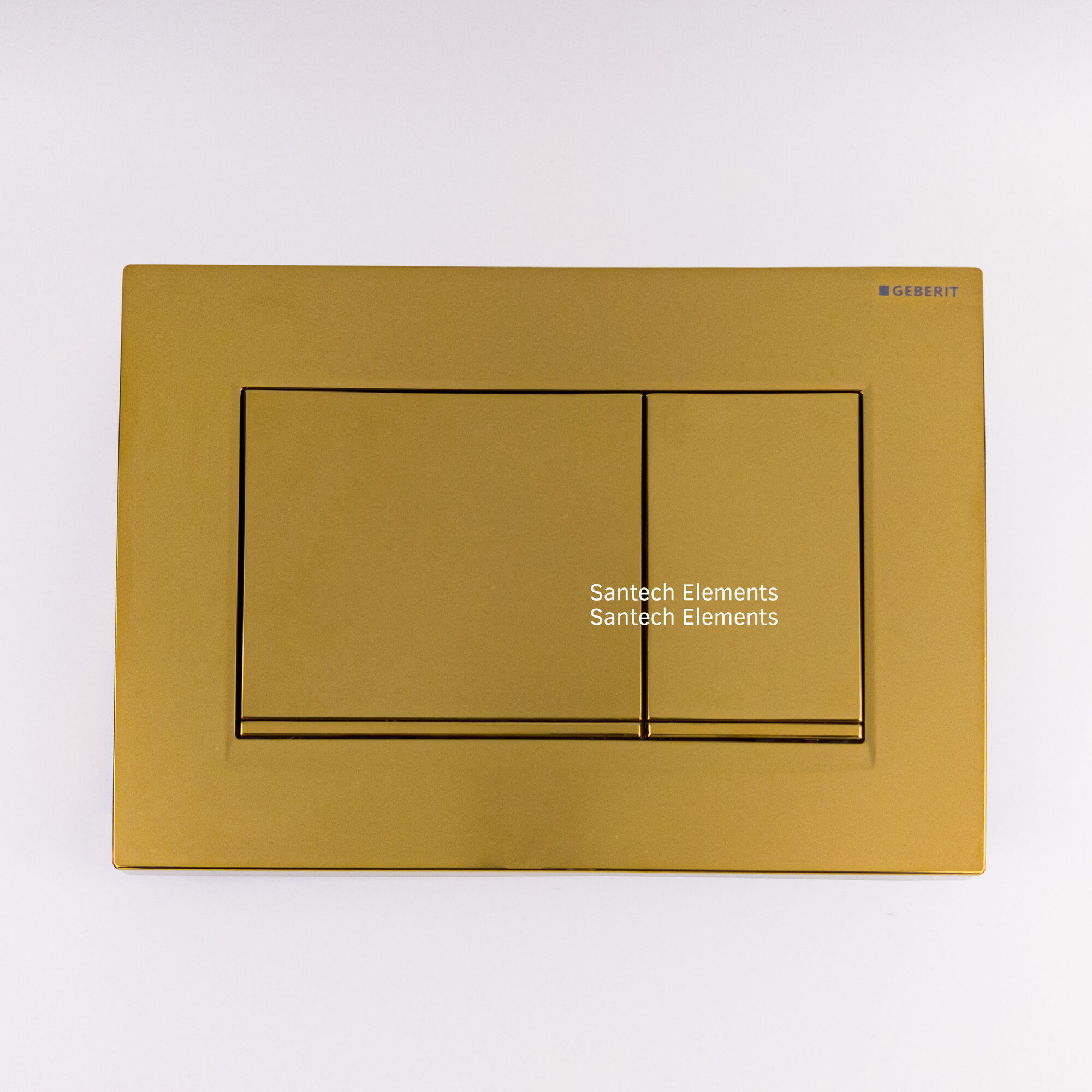 Клавиша смыва Geberit Sigma 30 115.883. GL.1 глянцевое золото с полосами глянцевое золото