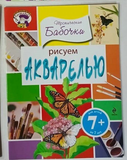 Мастерская Леонардо. Рисуем акварелью. Тропические бабочки