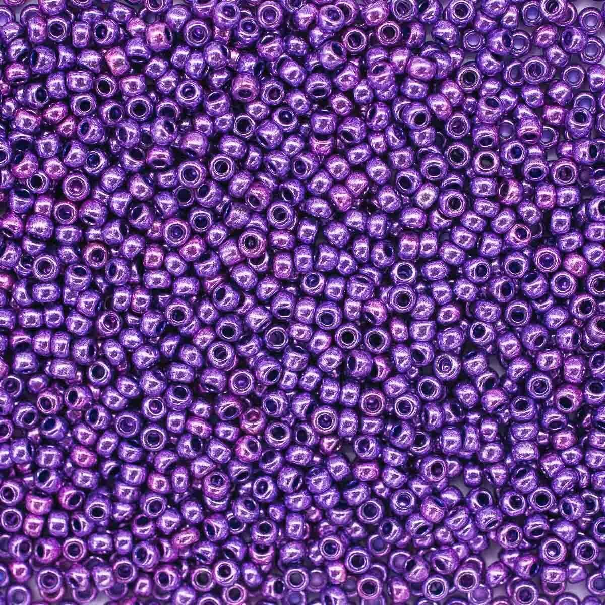 Бисер чешский Preciosa 20г*5 упак, 10/0 (2,3 мм) металлик solgel, цвет № 18328