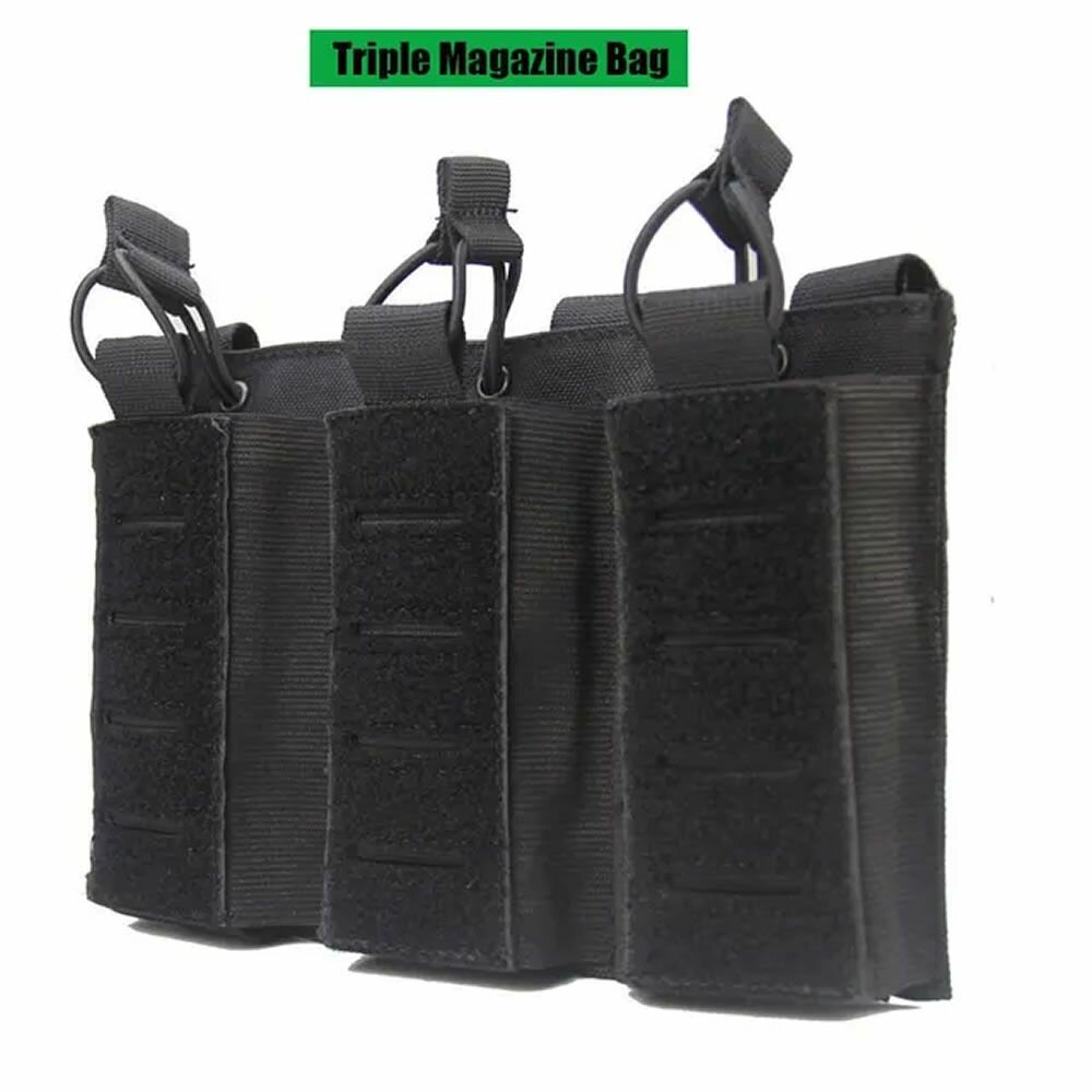 Bepan тройной быстросъемный карман системы molle