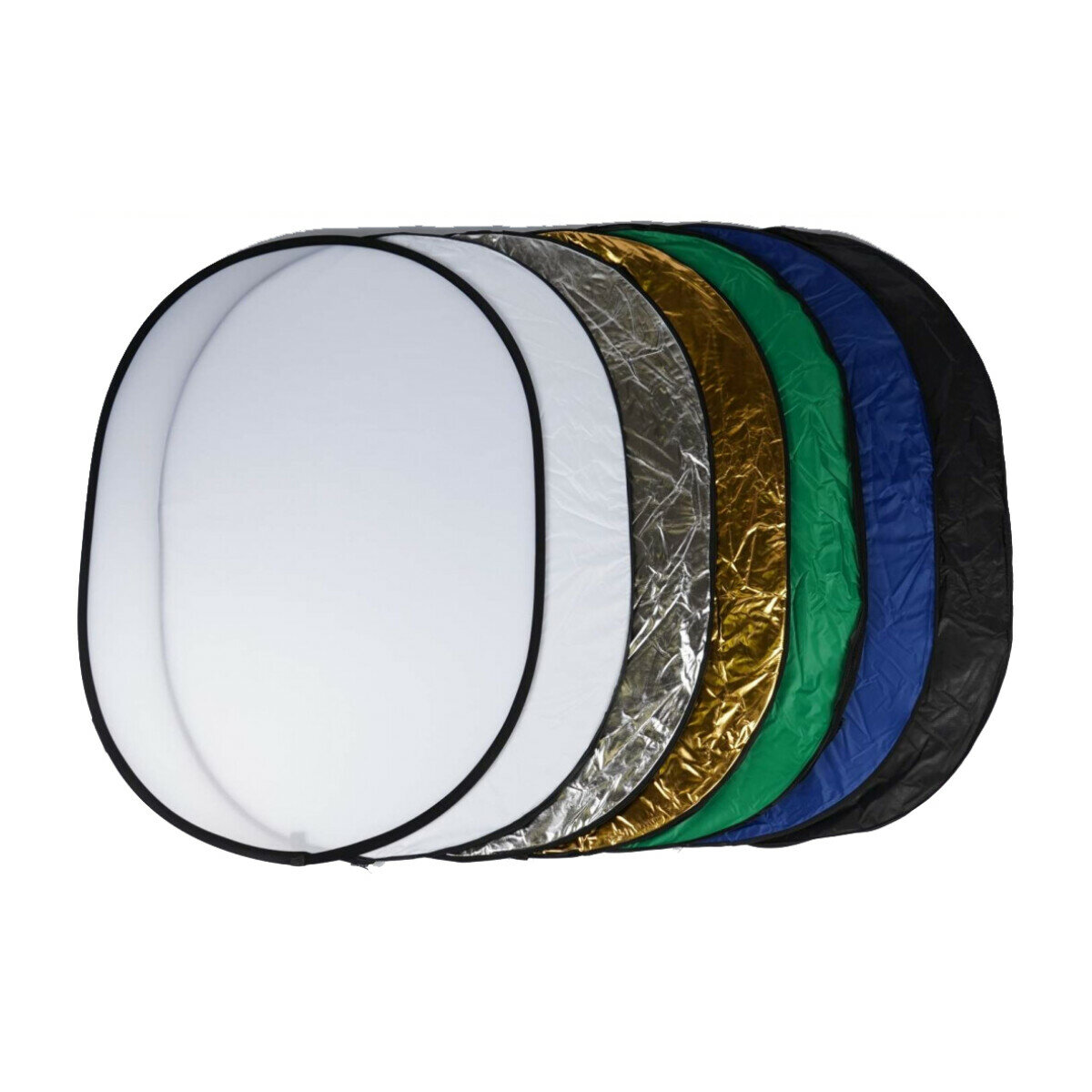 Светоотражатель 7в1 овальный 150х200 см Fotokvant R7-150200 отражатель