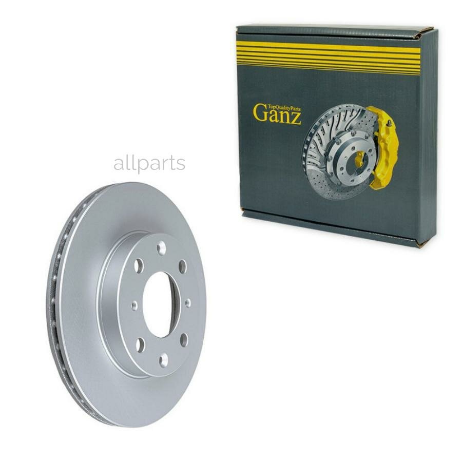 GANZ GIJ10206 Диск тормозной передний с покрытием HONDA JAZZ/FIT 01-07 /VENT D=231MM GANZ GIJ10206