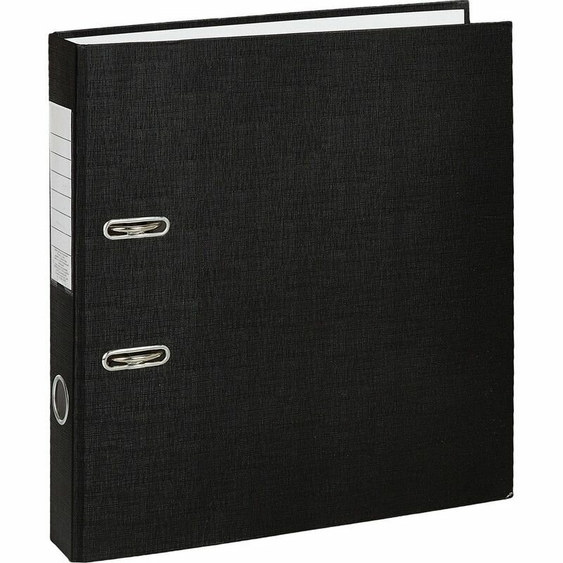 Папка-регистратор Attache Economy, 50 мм, черный, 10 штук (871729)