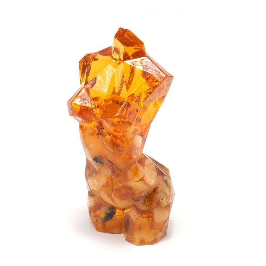 Сувенирная фигурка с натуральным янтарём "Афродита"