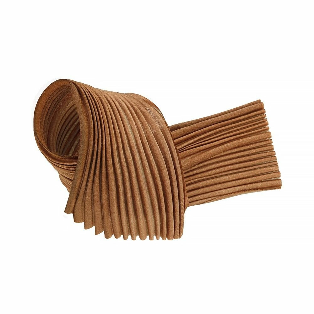 Декоративная лента Floranta "Shibori", 120 мм, 20 см, №80e, кремово-коричневая